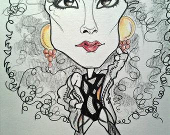 Cher Caricature - Etsy