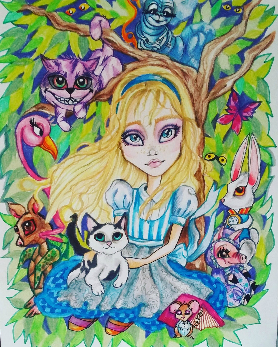 Alice in Wonderland Funky Mini Collection #3 Bigeye Fantasy Fairytale 4 ...