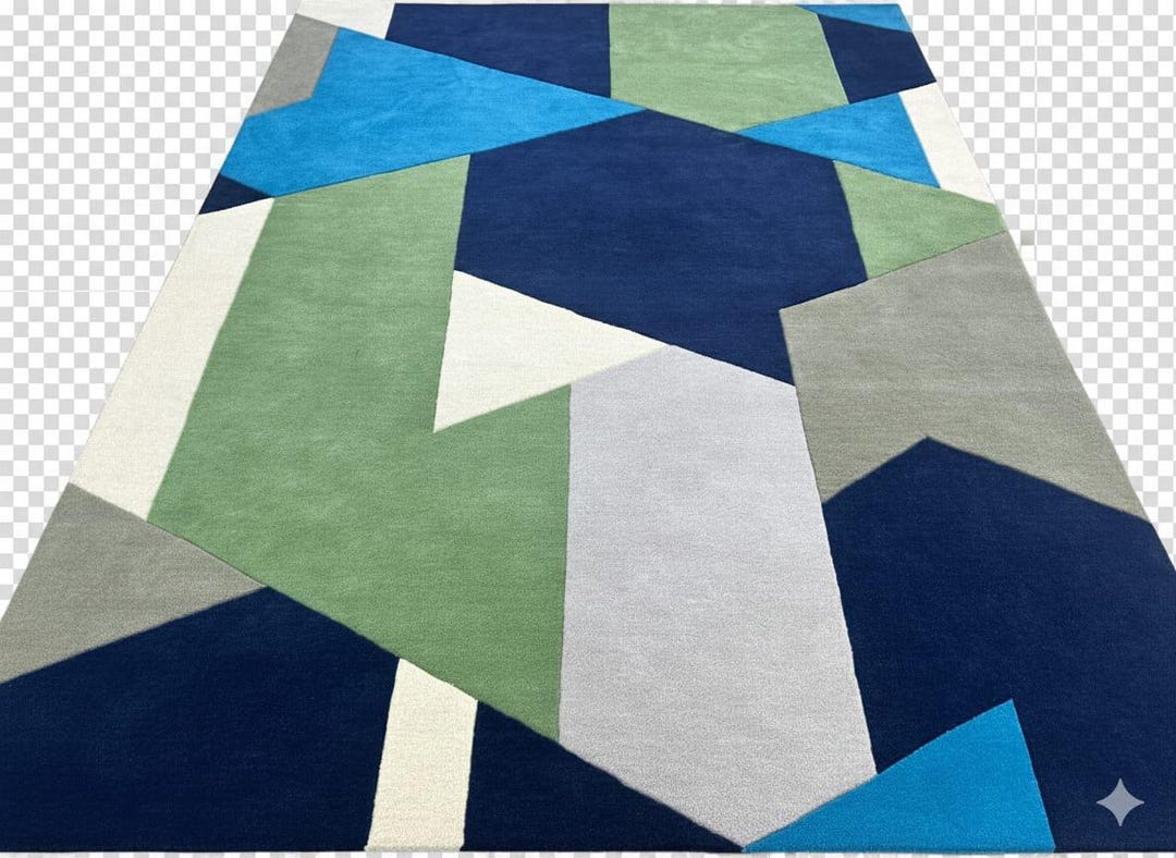 Buy Modern Abstract Geometric Area Rug Colorful Abstract Rug for Living ...