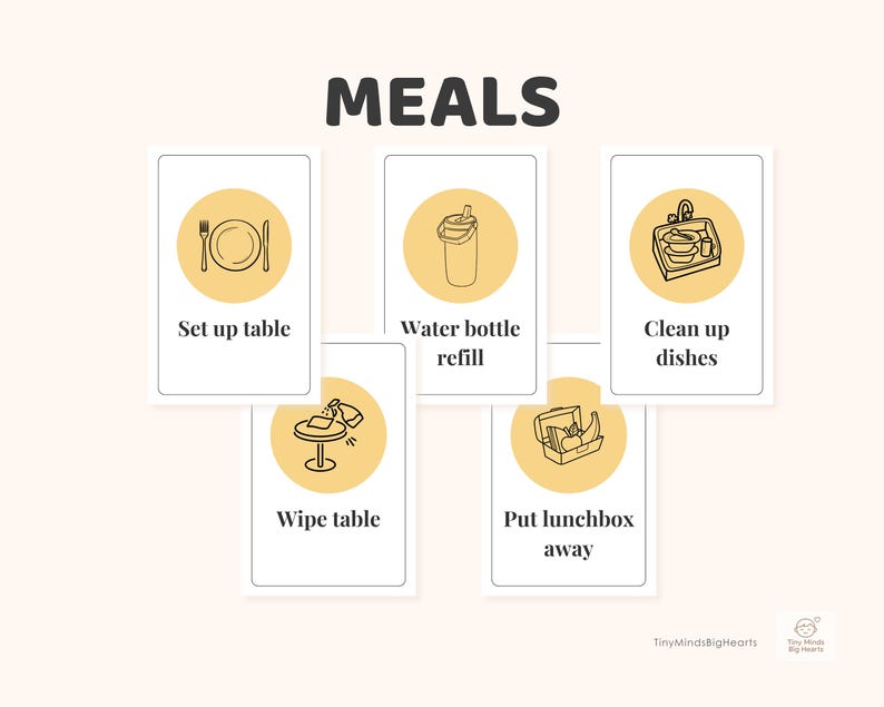 Visual Schedule for Kids Printable, Toddler Routine Cards, Autism ADHD ...