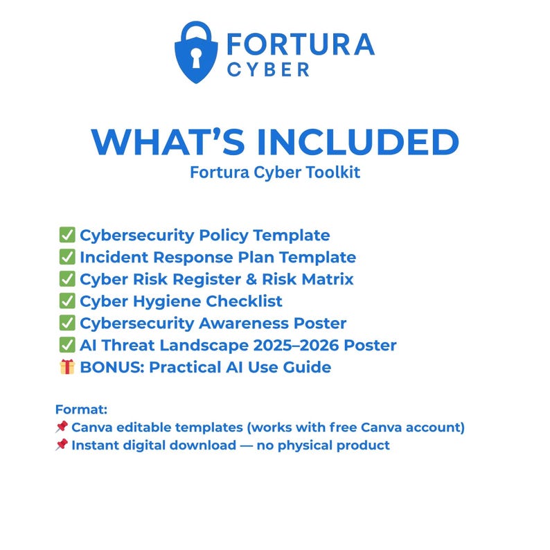 Cybersecurity Policy Template + Risk Register + Incident Response Plan ...