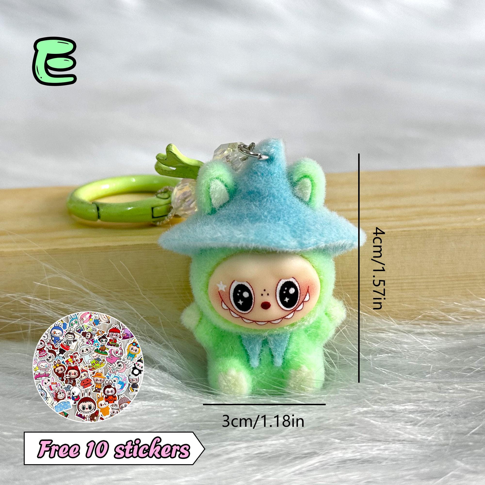 Mini Labubu Monster Keychain | Have a Seat Keychain | Cute Keychain ...