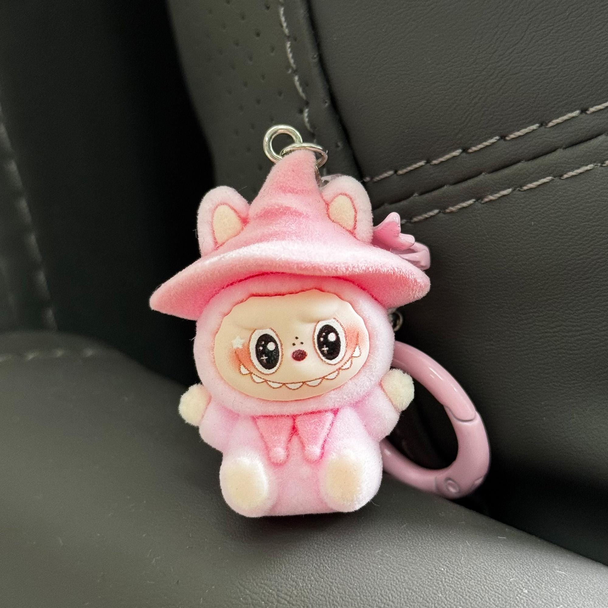 Mini Labubu Monster Keychain | Have a Seat Keychain | Cute Keychain ...