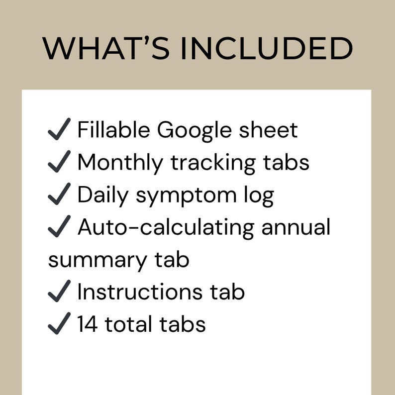Menopause Symptoms Tracker - Fillable Google Sheet, Perimenopause ...