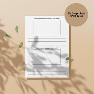 20-page Build Your Own Story Book for Kids | Guided Writing Prompts ...