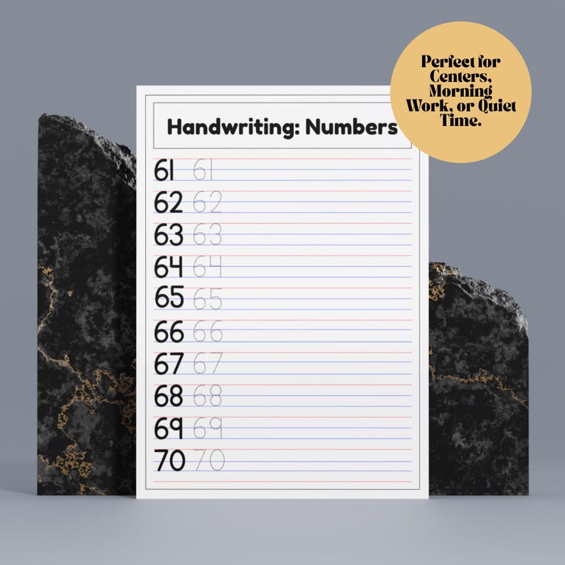 Number Tracing Worksheets 1-100 | Printable Number Writing Practice ...