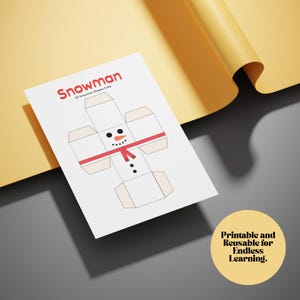 20-page Cut, Fold & Paste Worksheets for Kids 3D Craft Activities ...