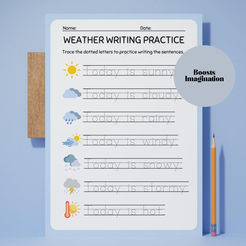 15-page Writing Practice Tracing Worksheets | Handwriting Sentences for ...
