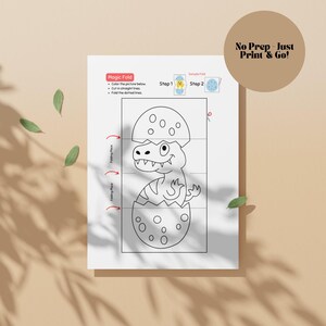 20-page Cut, Fold & Paste Worksheets for Kids 3D Craft Activities ...