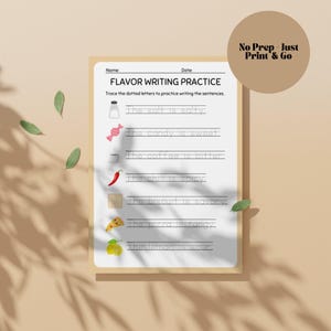 15-page Writing Practice Tracing Worksheets | Handwriting Sentences for ...