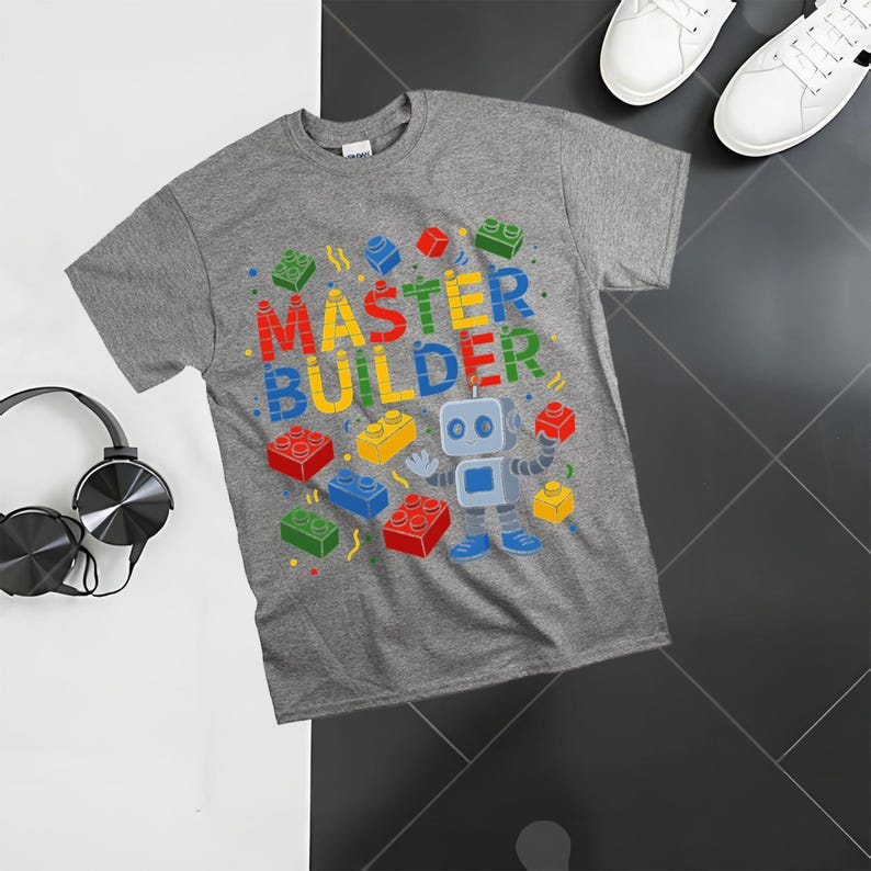 Master Builder PNG, Funny Building Blocks Back to School Clipart, STEM ...