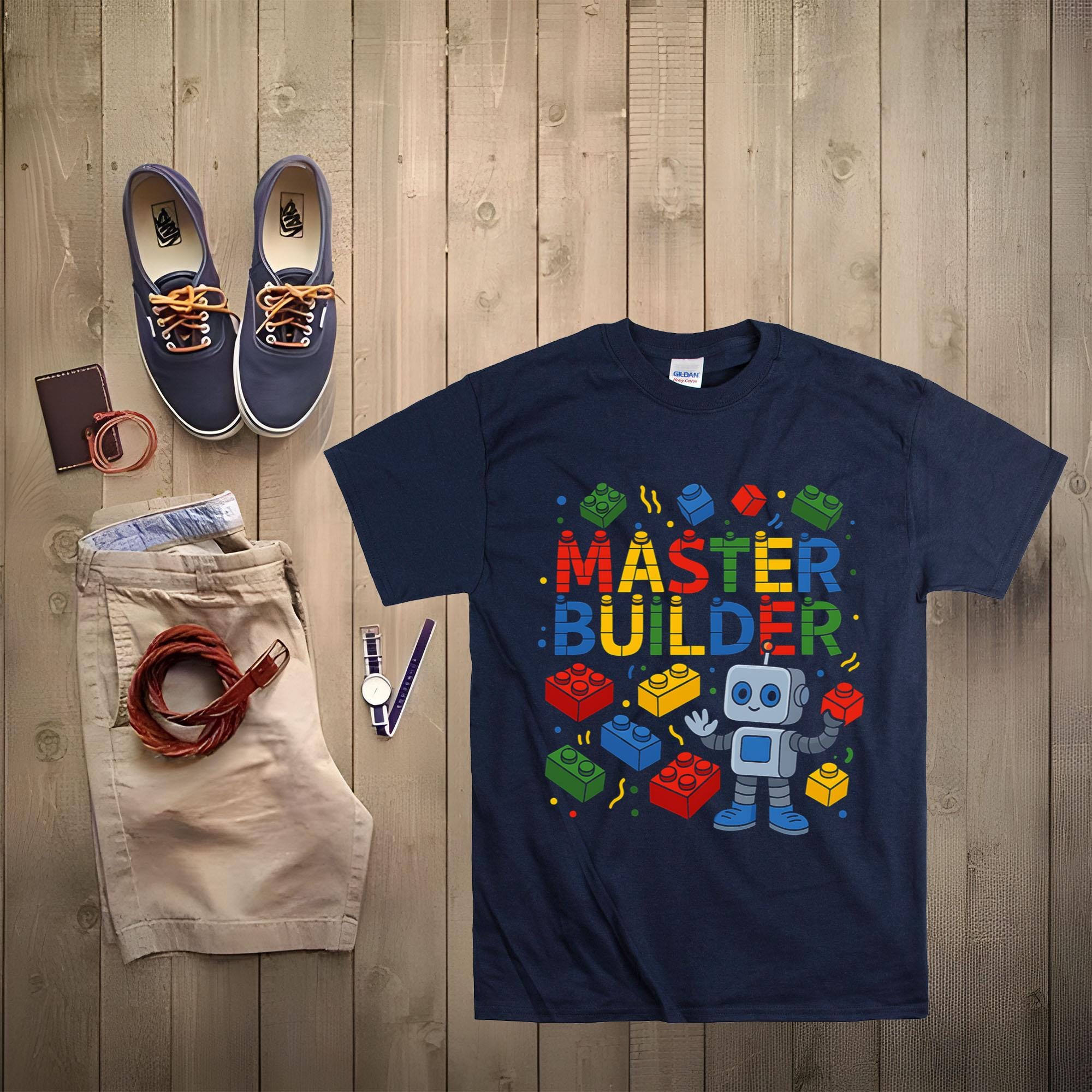 Master Builder PNG, Funny Building Blocks Back to School Clipart, STEM ...