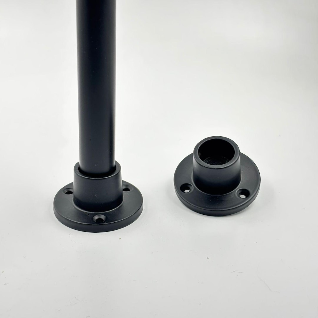 Cast Iron Mount Cafe Curtain Rod - Etsy