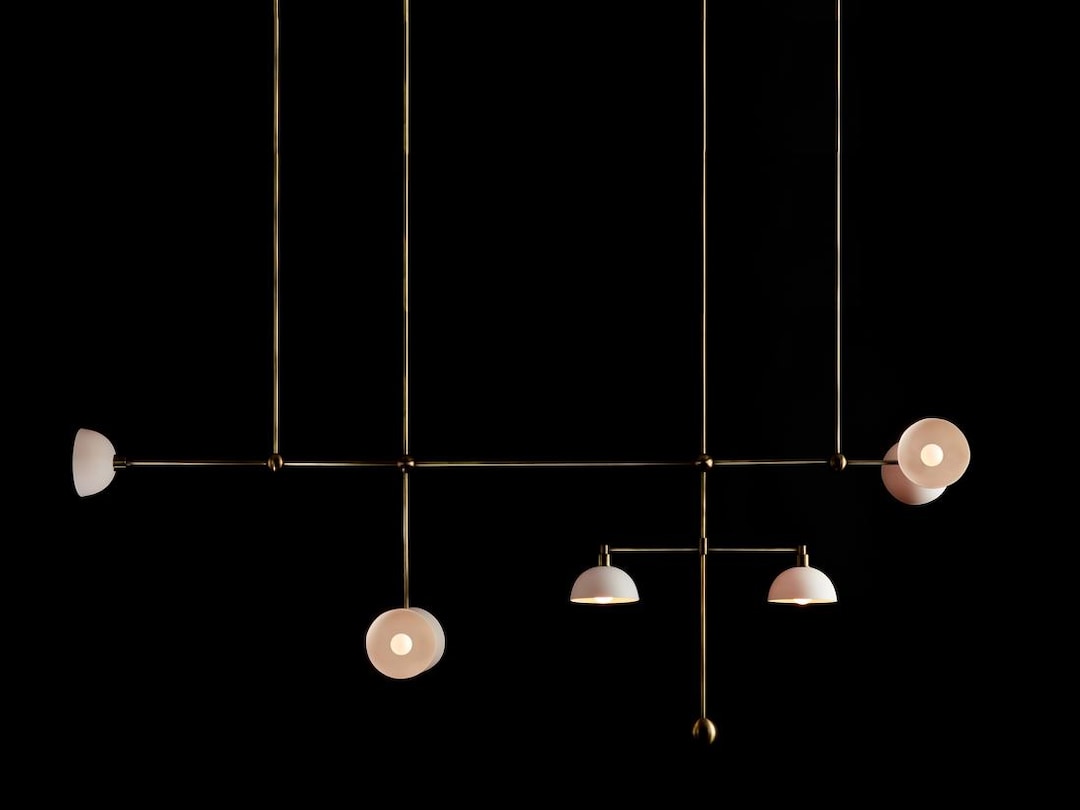 7 Light Mobile Trapeze Vintage Ceiling Chandelier Light Fixture High ...