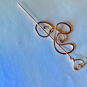 Copper Hair Pin - Etsy