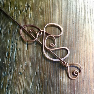 Copper Hair Pin - Etsy