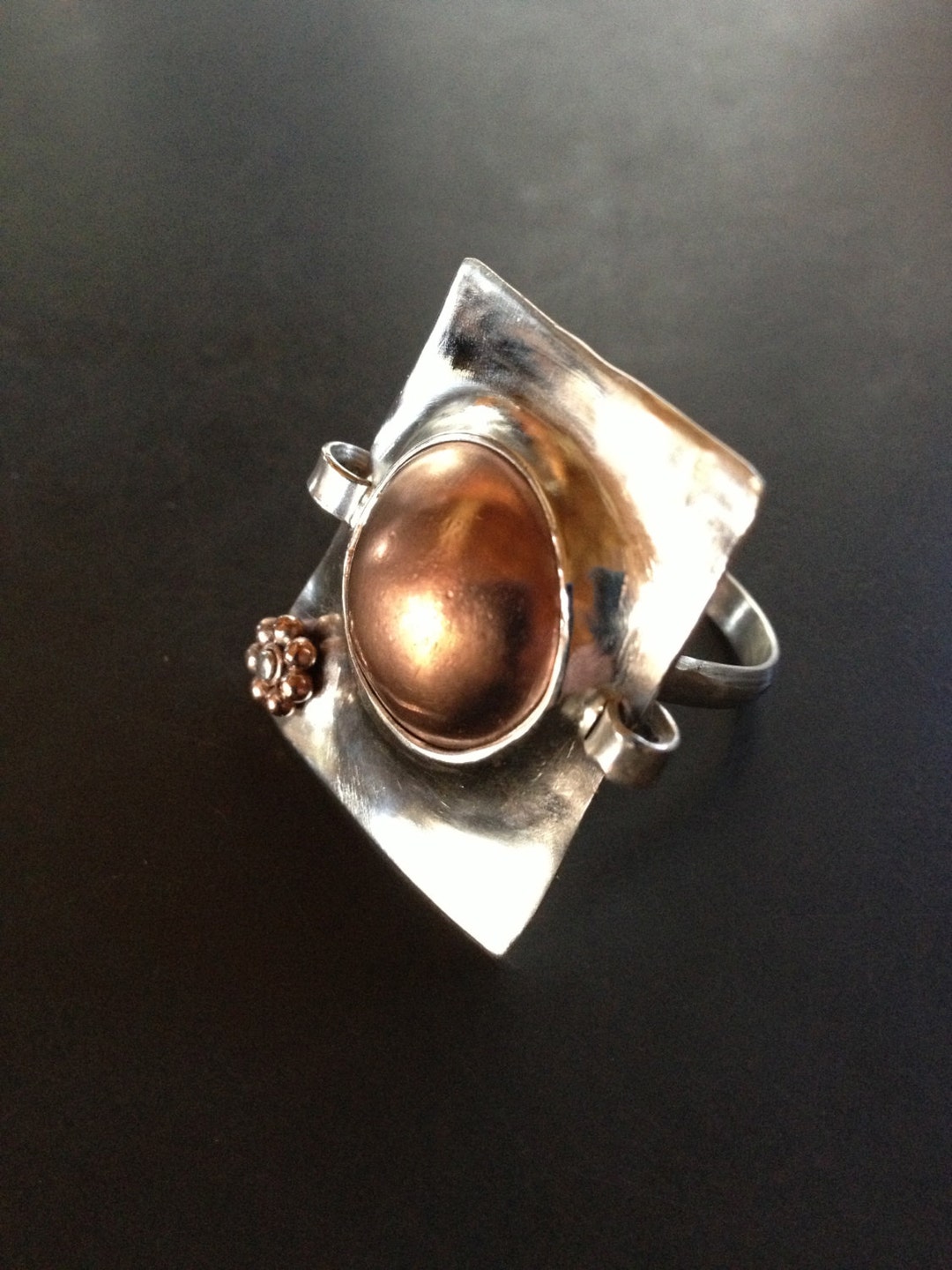 Copper Sunrise Ring - Etsy