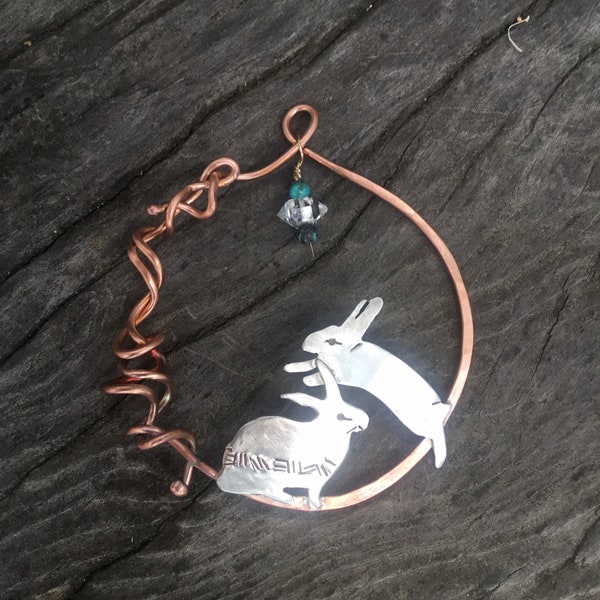 Rabbit Ornament - Etsy