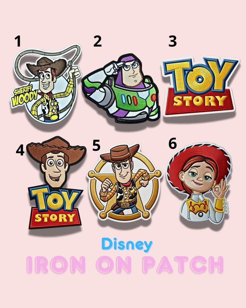 Toy Story Patch, Disney Pixar Keychain, Woody Buzz Toy Story Party Gift ...