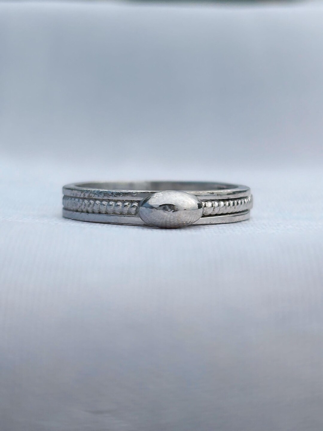 Snuff Bump Ring, Hidden Spoon Ring, Bump Ring, Band Ring, Cute Spoon ...