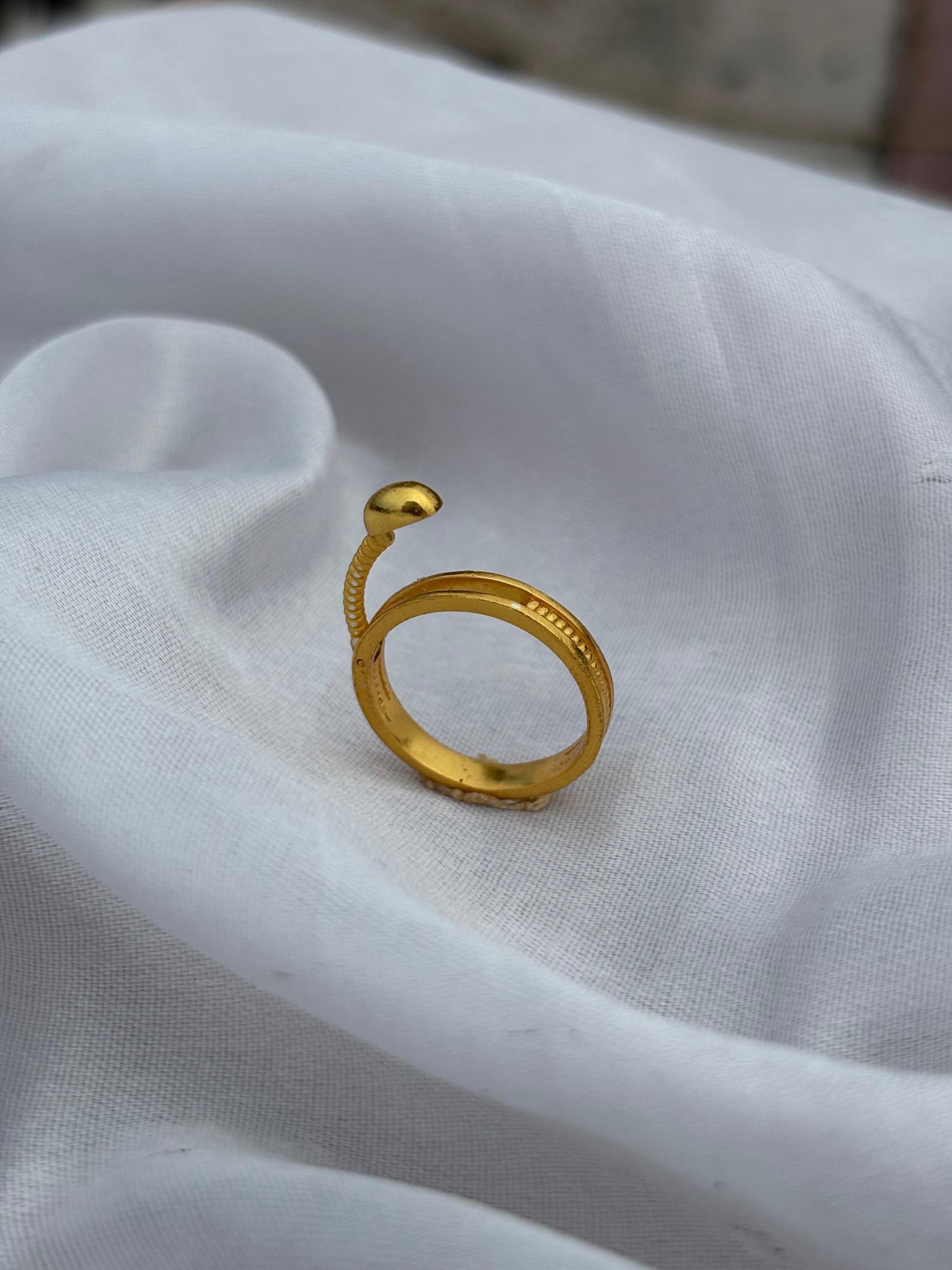 Spoon Bump Ring, Bump Ring, Silver Plating Sphere Ring With Decorative ...