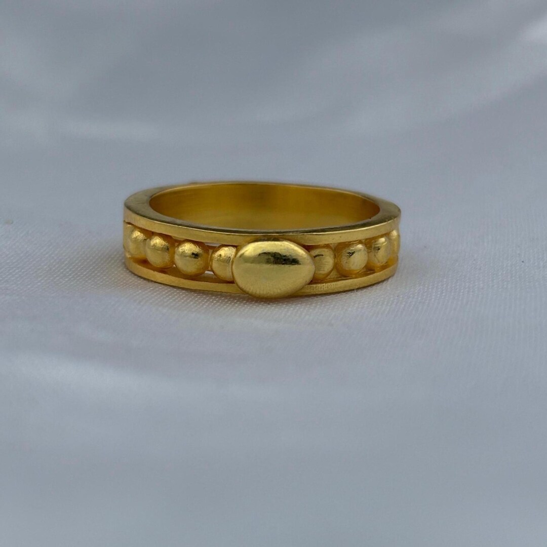 Sterling Silver Plating Sphere Ring With Decorative Flip Element ...