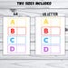 Alphabet Matching Cards for Kids, Uppercase and Lowercase Letter Match ...