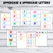 Alphabet Matching Cards for Kids, Uppercase and Lowercase Letter Match ...