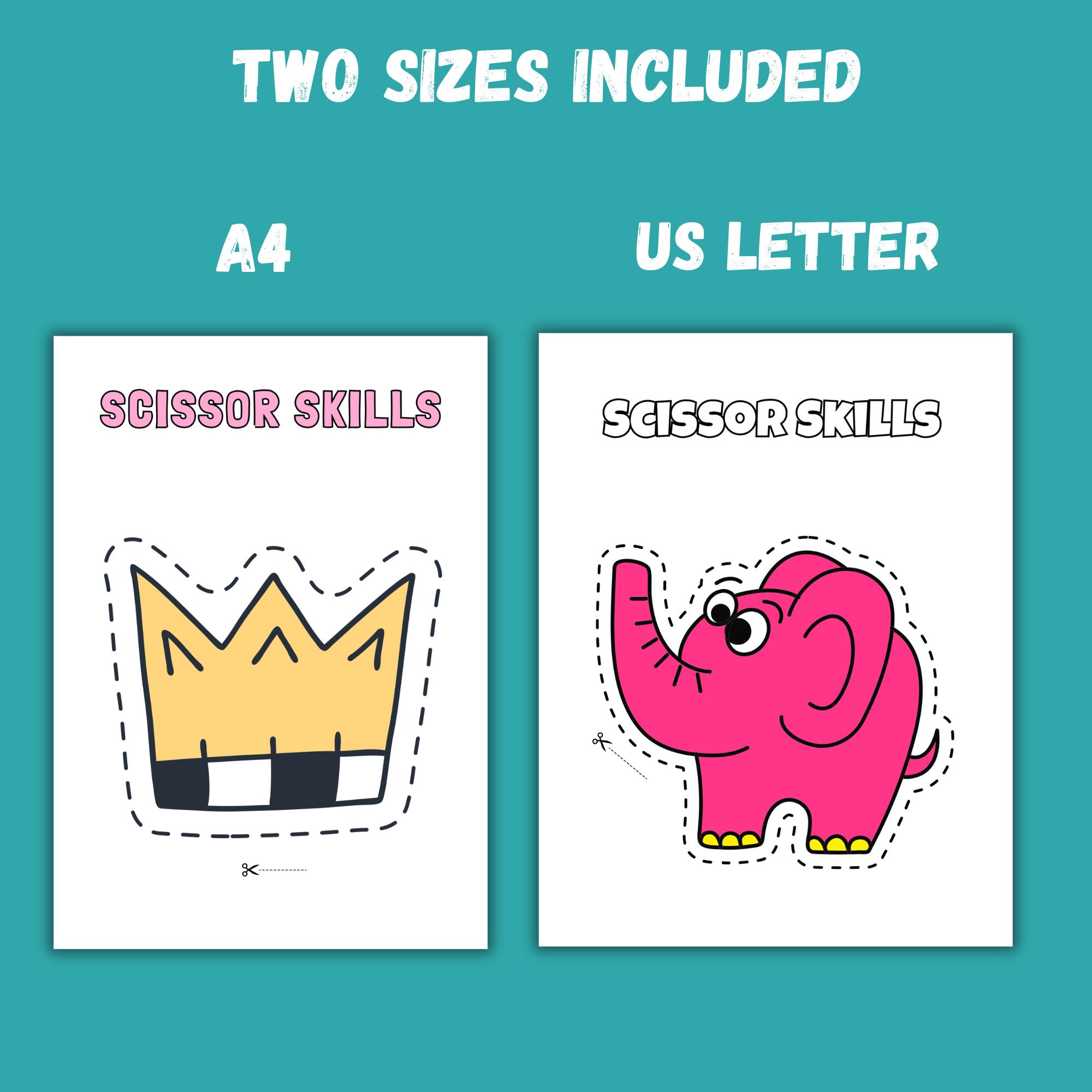 Scissor Skills Printable for Kids | Cutting Practice Worksheets ...