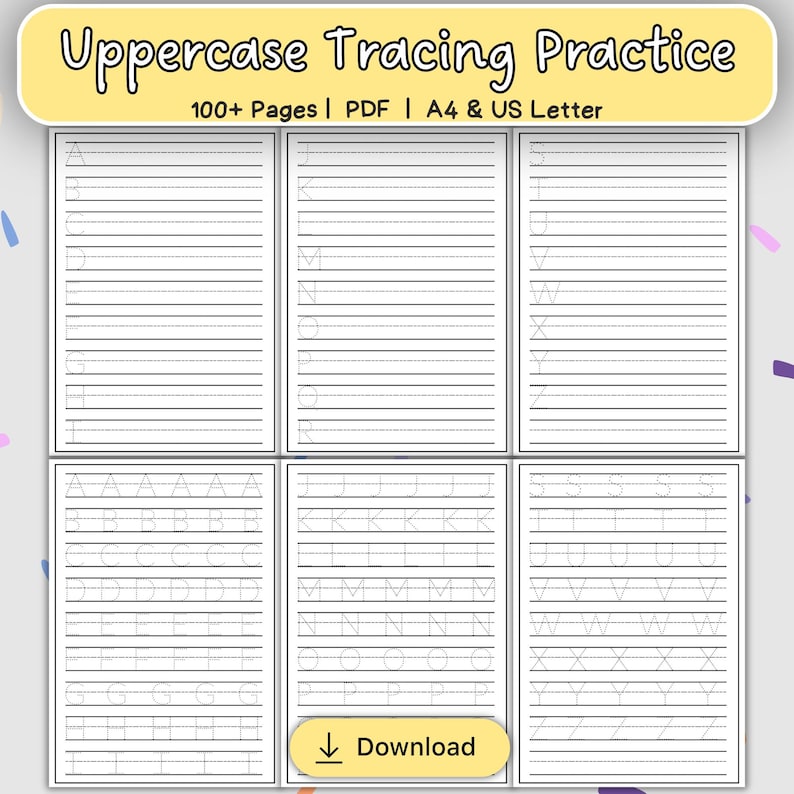 Letter & Number Tracing Workbook for Kids | A–Z Alphabet Coloring | 100 ...