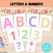 Printable Alphabet & Number Flashcards: Early Learning Bundle (digital ...
