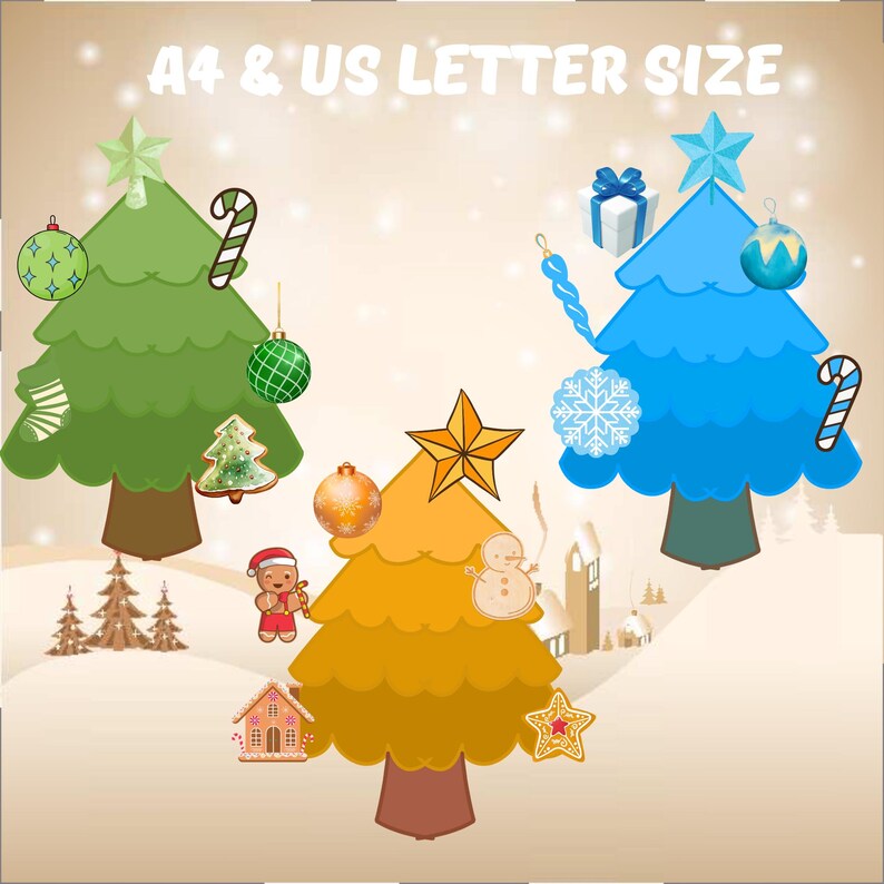 Christmas Color Matching Game, Toddler & Preschool Colour Sorting ...