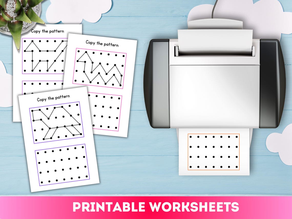 Dot to Dot Printables, Printable Activity for Kids, Fine Motor Skills ...