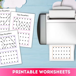 Dot to Dot Printables: Fine Motor Skills Activity (PDF Digital Download ...