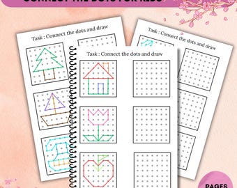 Dot to Dot Activity Book: Fine Motor Skills, Visual Perception (PDF ...