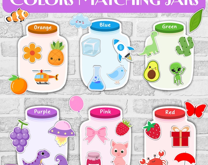 Educational Playtime: Color Matching Printables for Montessori ...