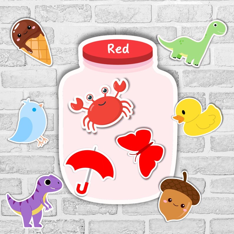 Educational Playtime: Color Matching Printables for Montessori ...