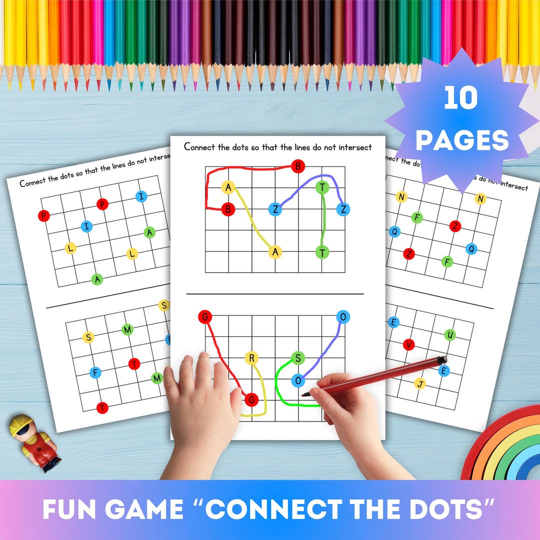 Connect the Dots Activity Pack: Fun Preschool Worksheets (PDF Download ...