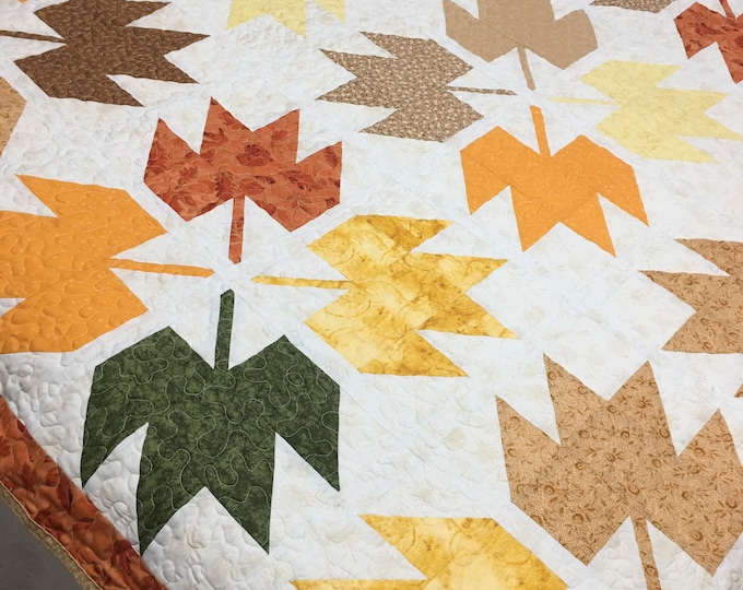 Autumn Leaf Quilt - Etsy