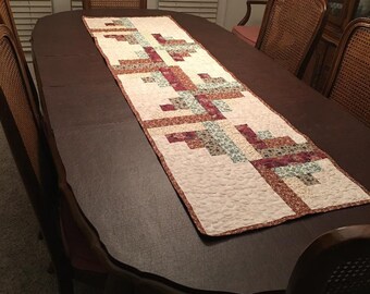 Log Cabin Runner - Etsy