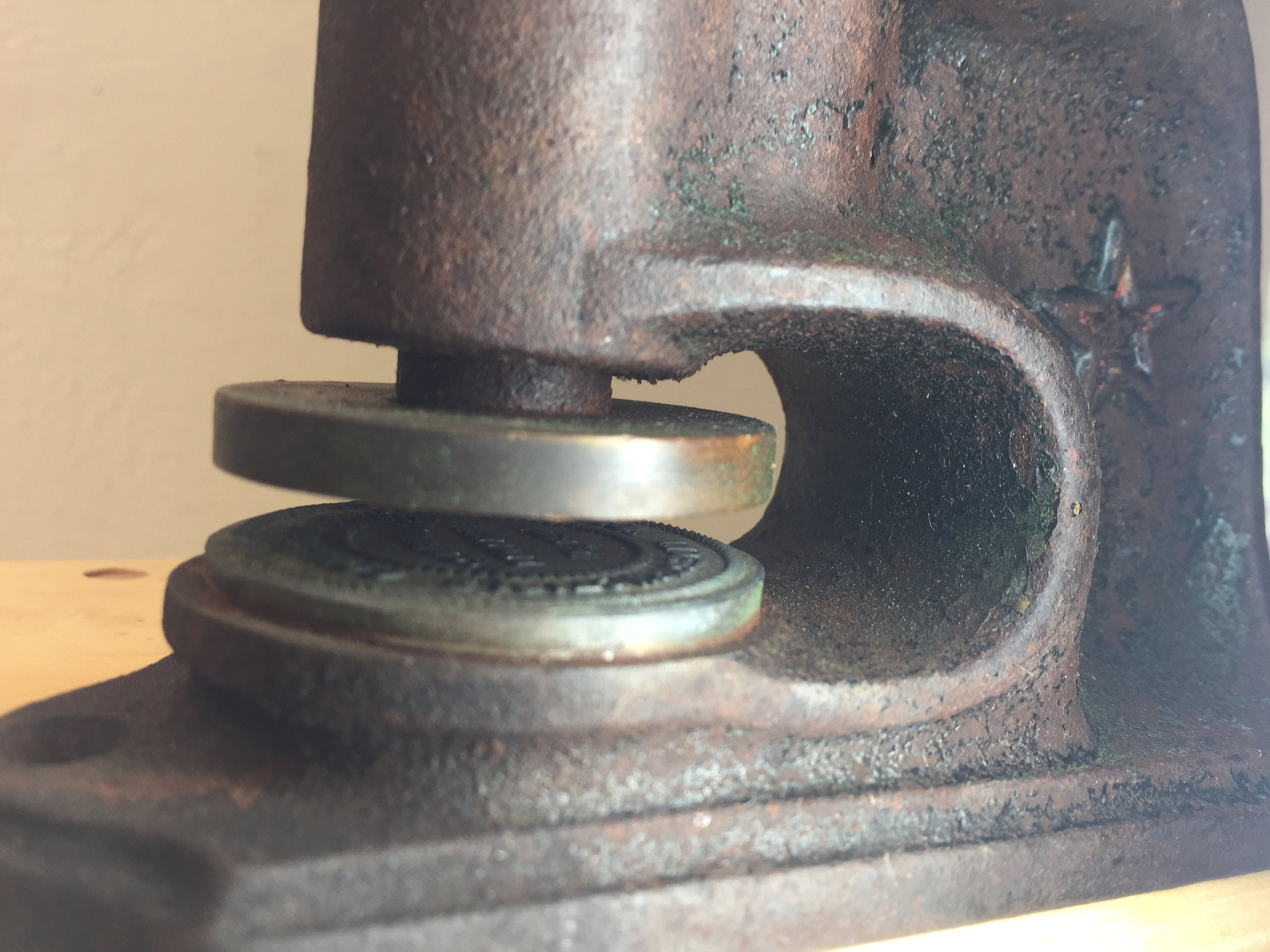 Vintage Stamper, Embosser, Cast Iron Stamper - Etsy