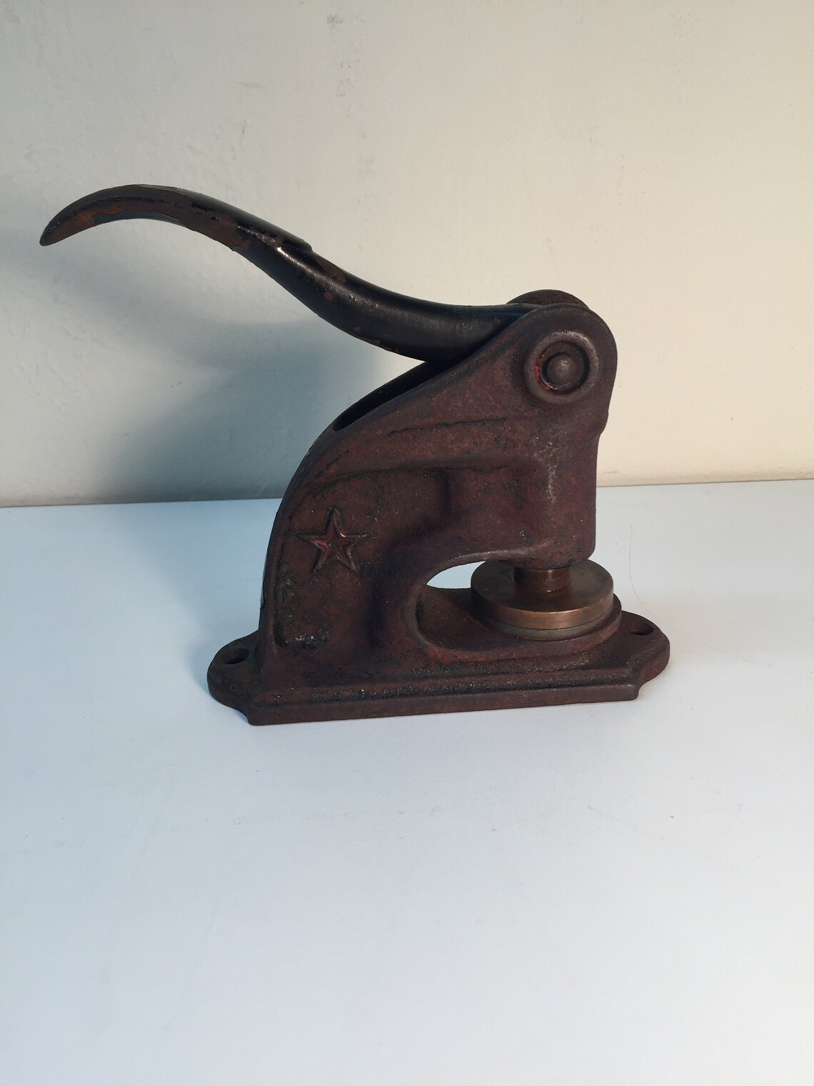 Vintage Stamper, Embosser, Cast Iron Stamper - Etsy