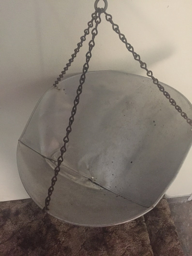 Vintage Hanging Scale With Scale Pan, 1930's Landers Spring Balance ...