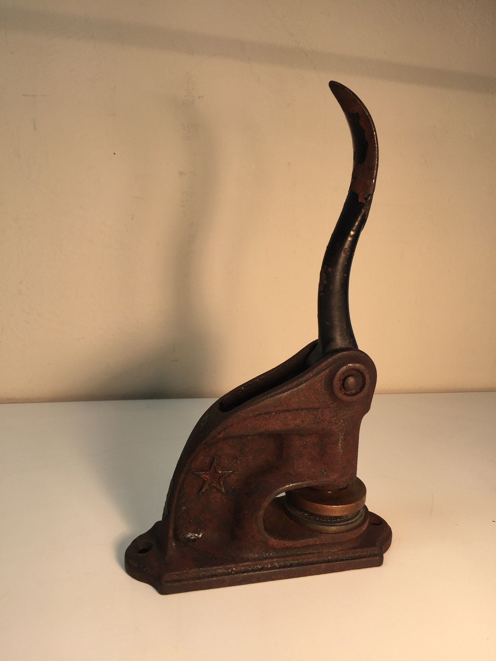 Vintage Stamper, Embosser, Cast Iron Stamper - Etsy