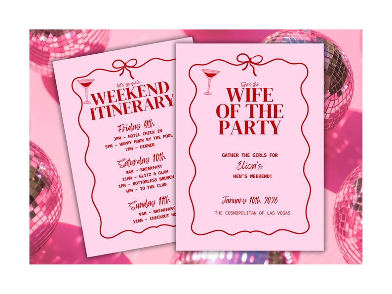 Wife of the Party, Wife of the Party Invitation, Hens Party ...