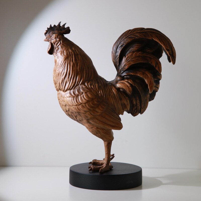 Rooster Statue - Etsy