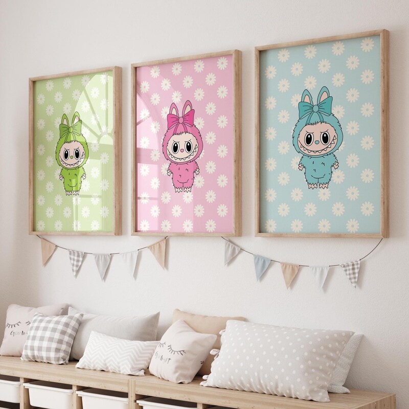 Kawaii Wall Art - Etsy