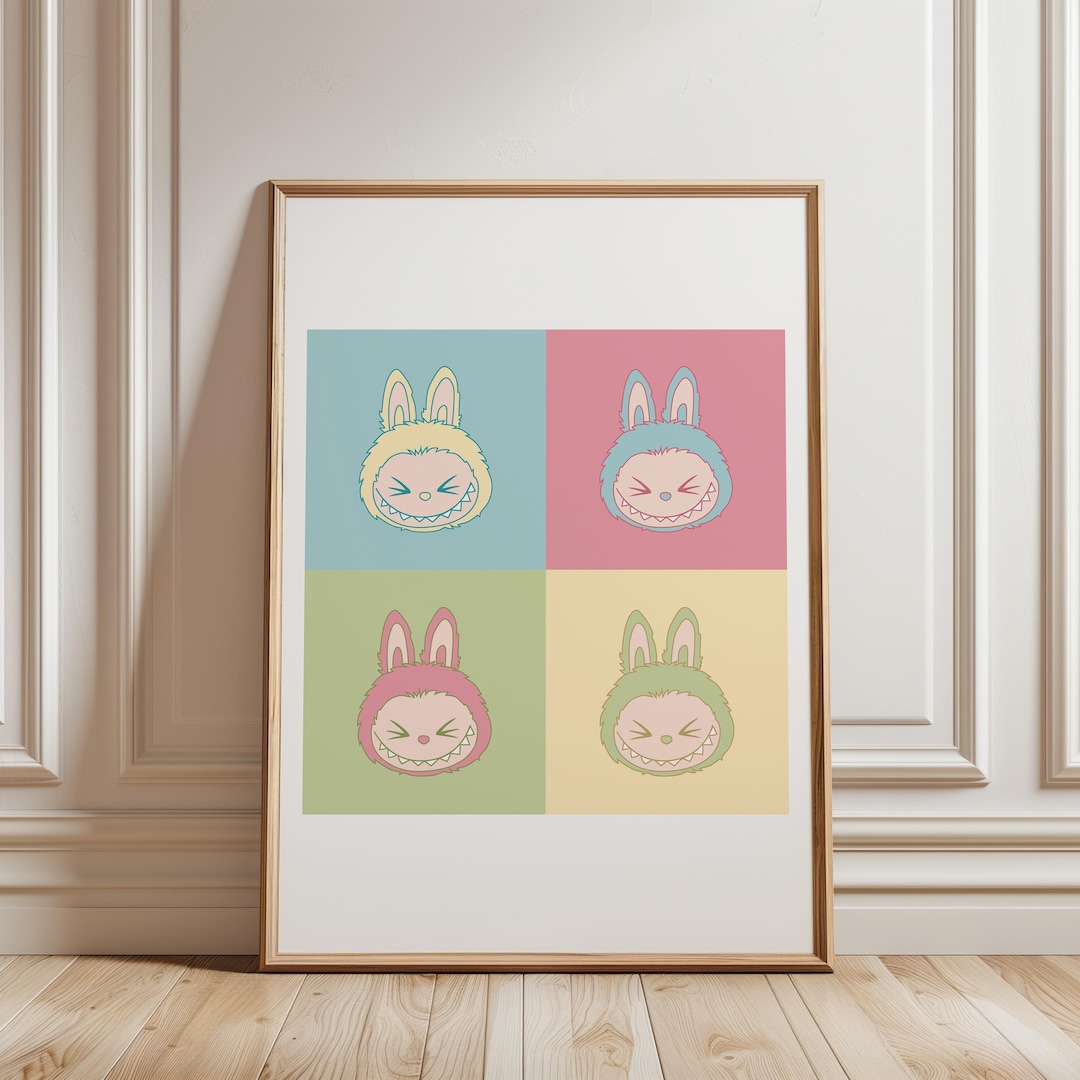 Labubu Poster Digital Download | Pop Art Style Wall Art – Labubu the ...