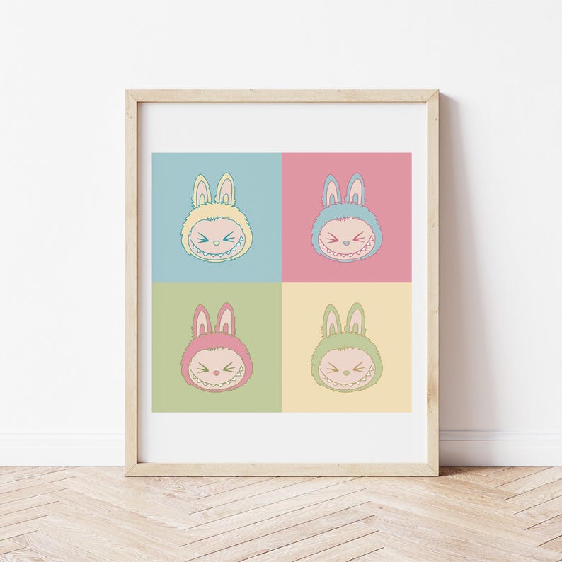 Labubu Poster Digital Download | Pop Art Style Wall Art – Labubu the ...