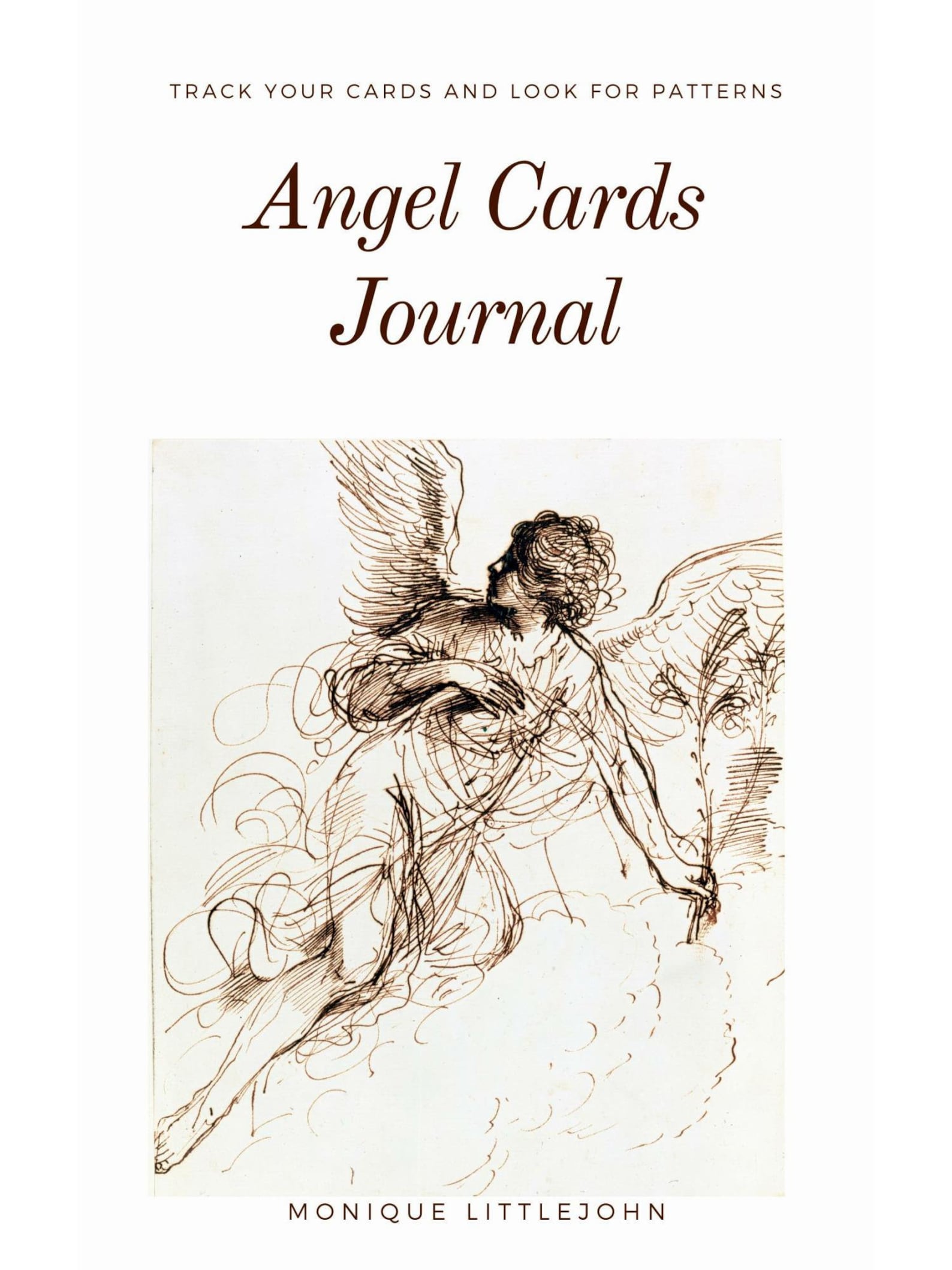 Printable Letter Sized Angel Cards Journal PDF - Etsy